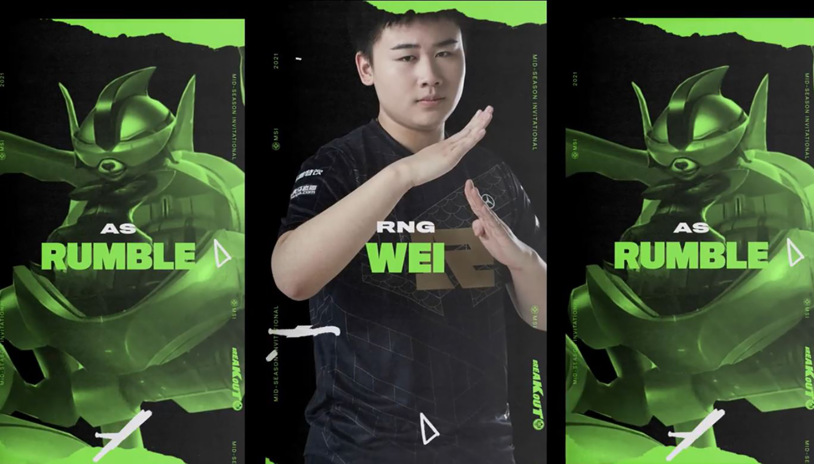 RNG Wei phô diễn sức mạnh của con bài Rumble Đi rừng | ONE Esports Vietnam