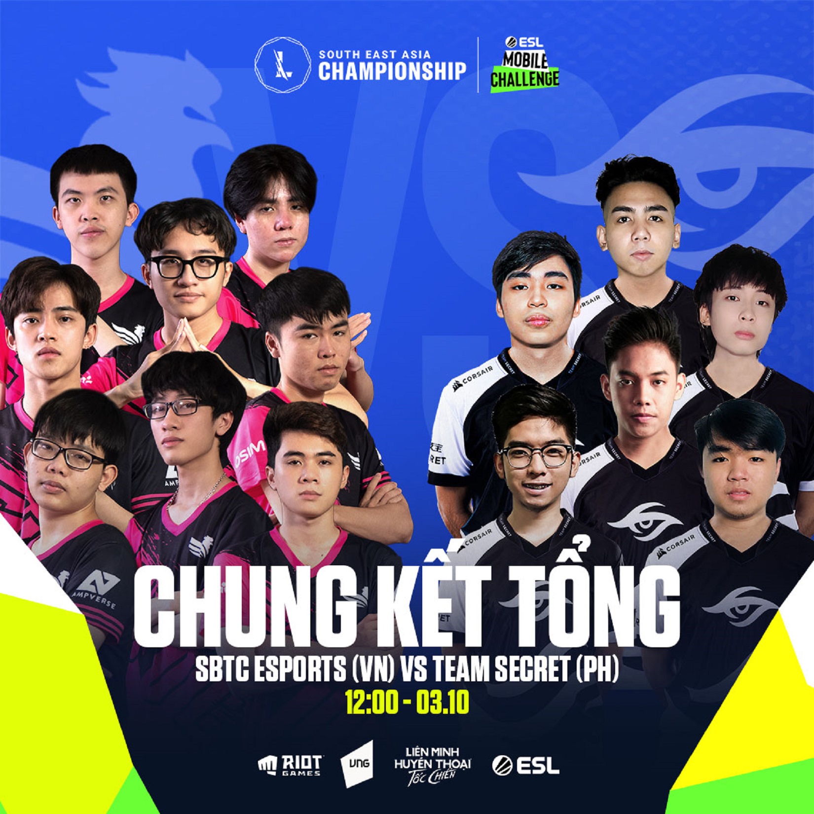 SBTC Esports chính thức đăng quang ngôi vô địch giải đấu Tốc Chiến SEA ...