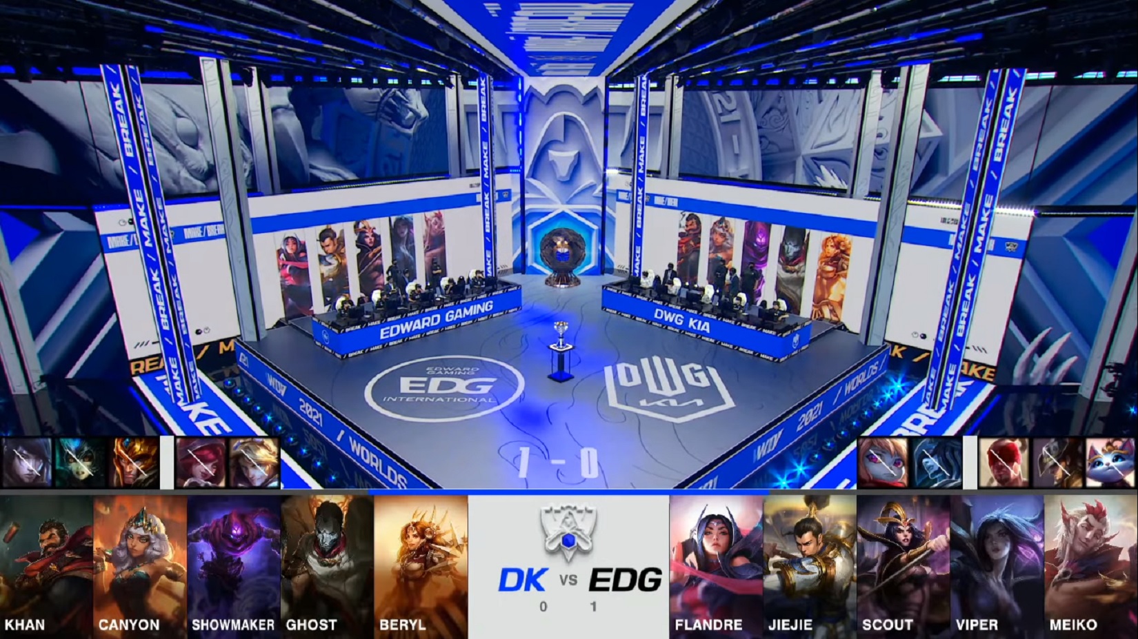 Chung kết CKTG 2021 - DK vs. EDG: Soán ngôi nhà ĐKVĐ, EDward Gaming chính thức trở thành tân ...