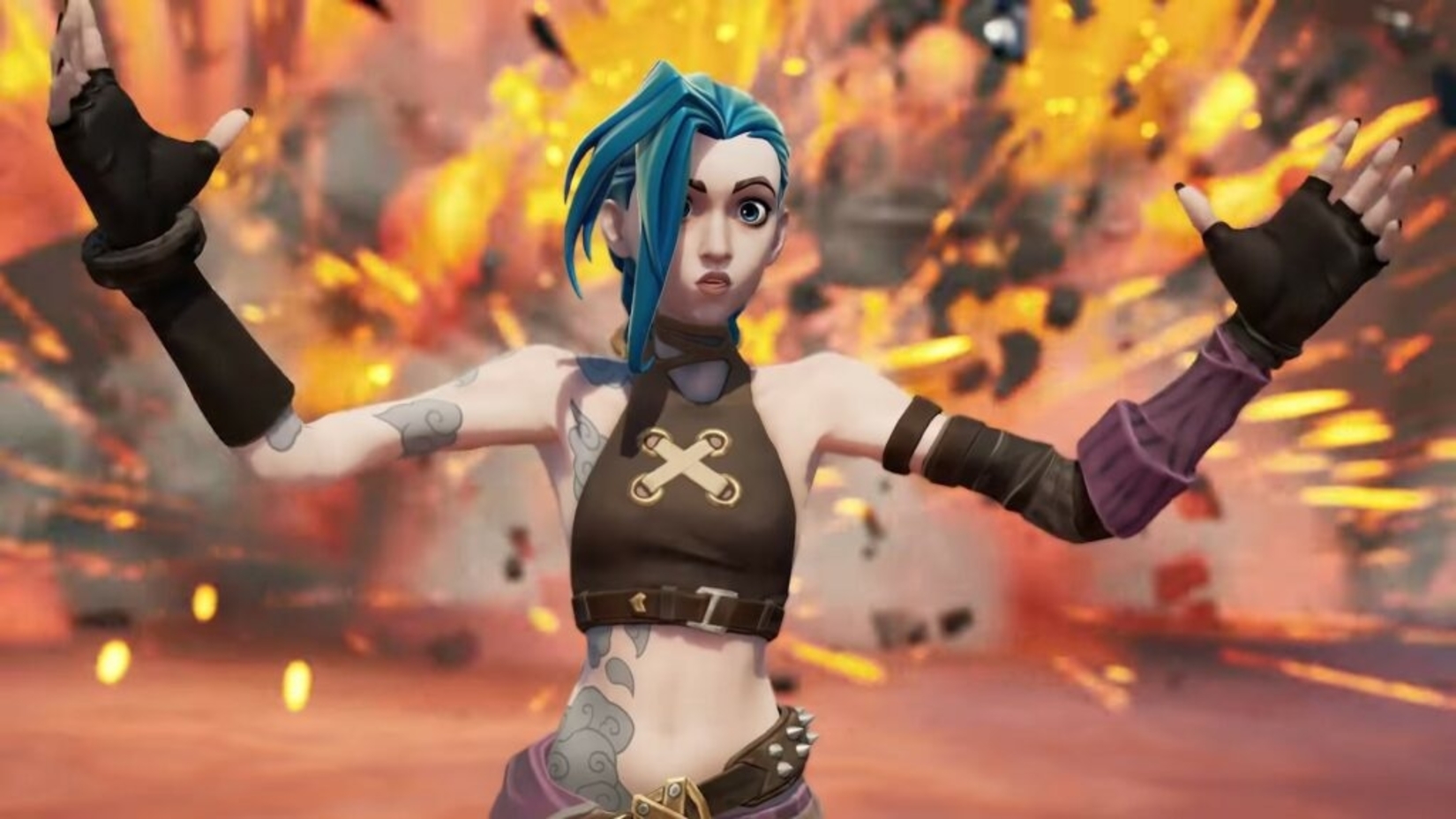 Riot kết hợp Epic Games: Fortnite trình làng skin Arcane Jinx từ LMHT ...