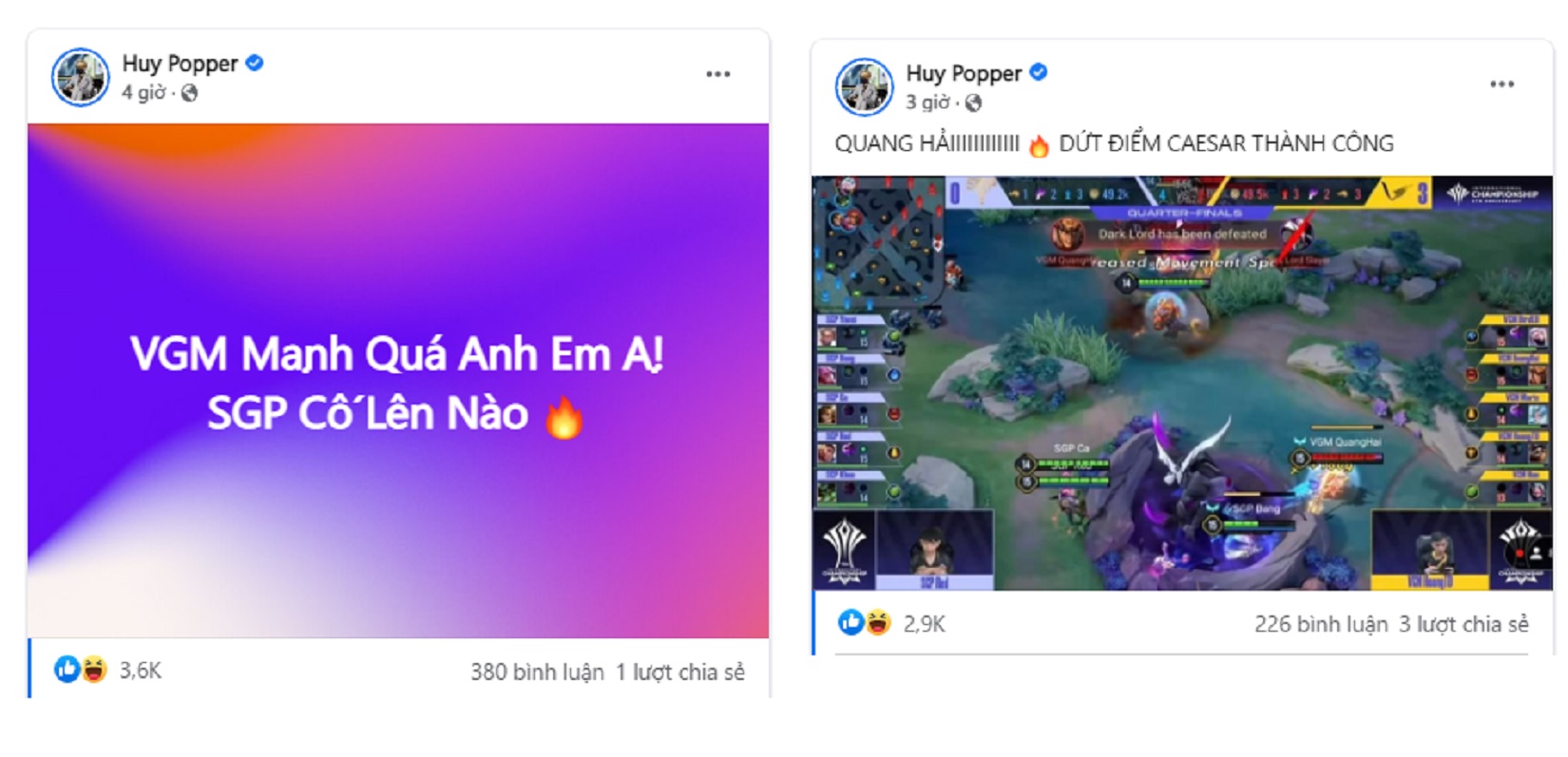 AIC 2021: Dàn BLV, người hâm mộ 'vỡ òa' trước chiến thắng của VGM, Han ...