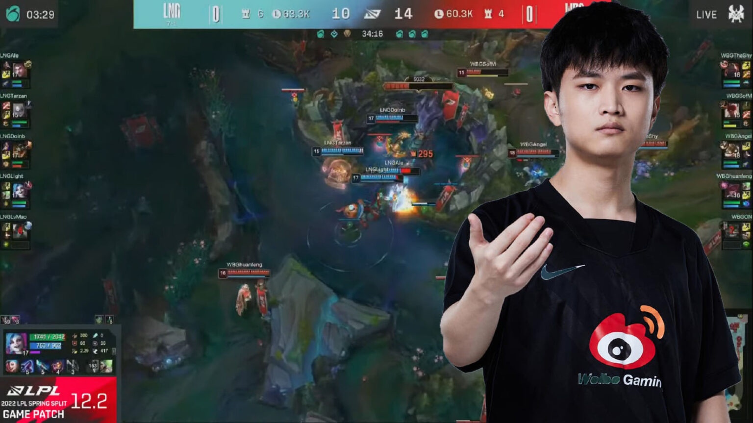 LPL 2022: WBG huanfeng tái hiện pha ADC bọc hậu tại CKTG 2020 khiến cộng đồng thích thú | ONE ...