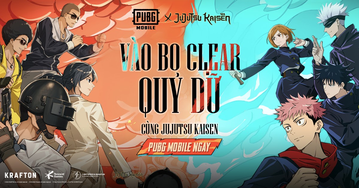 Những điều thú vị trong sự kiện PUBG Mobile X Jujutsu Kaisen: Khi các chú thuật sư phải sinh tồn ...