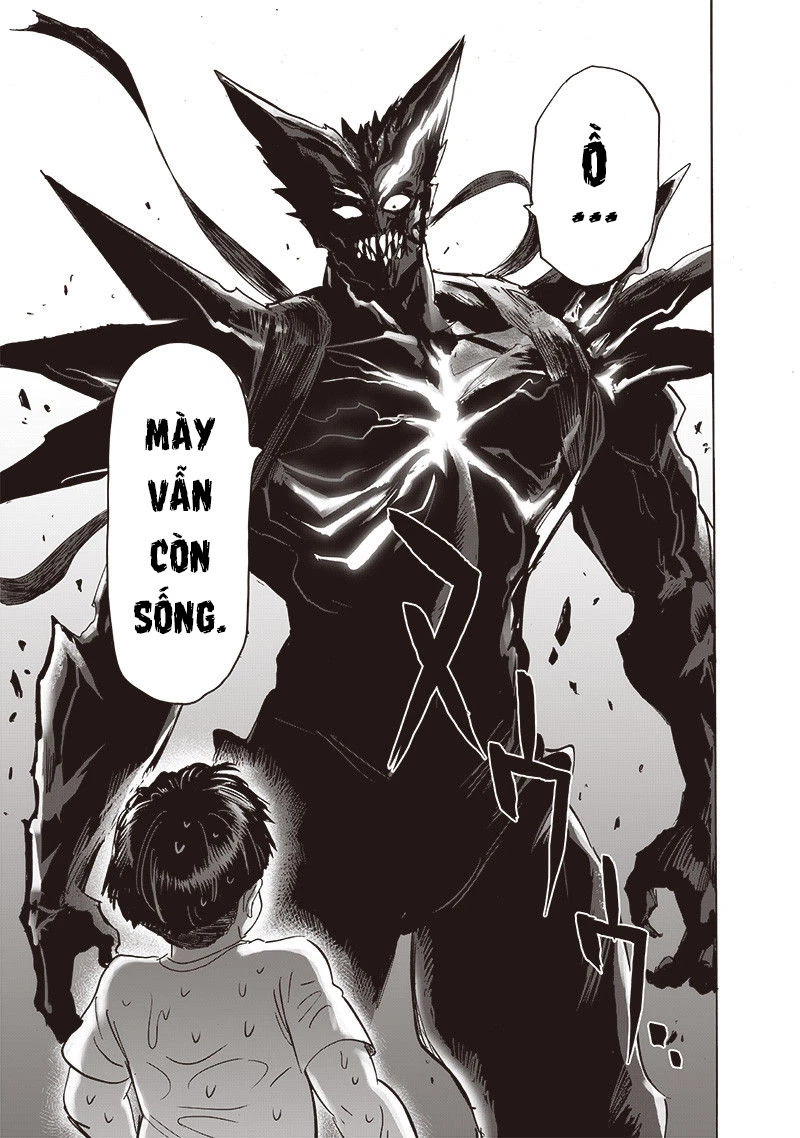 OPM chap 209: Saitama quyết đấu nghiêm túc nhưng vẫn không coi Garou là ...