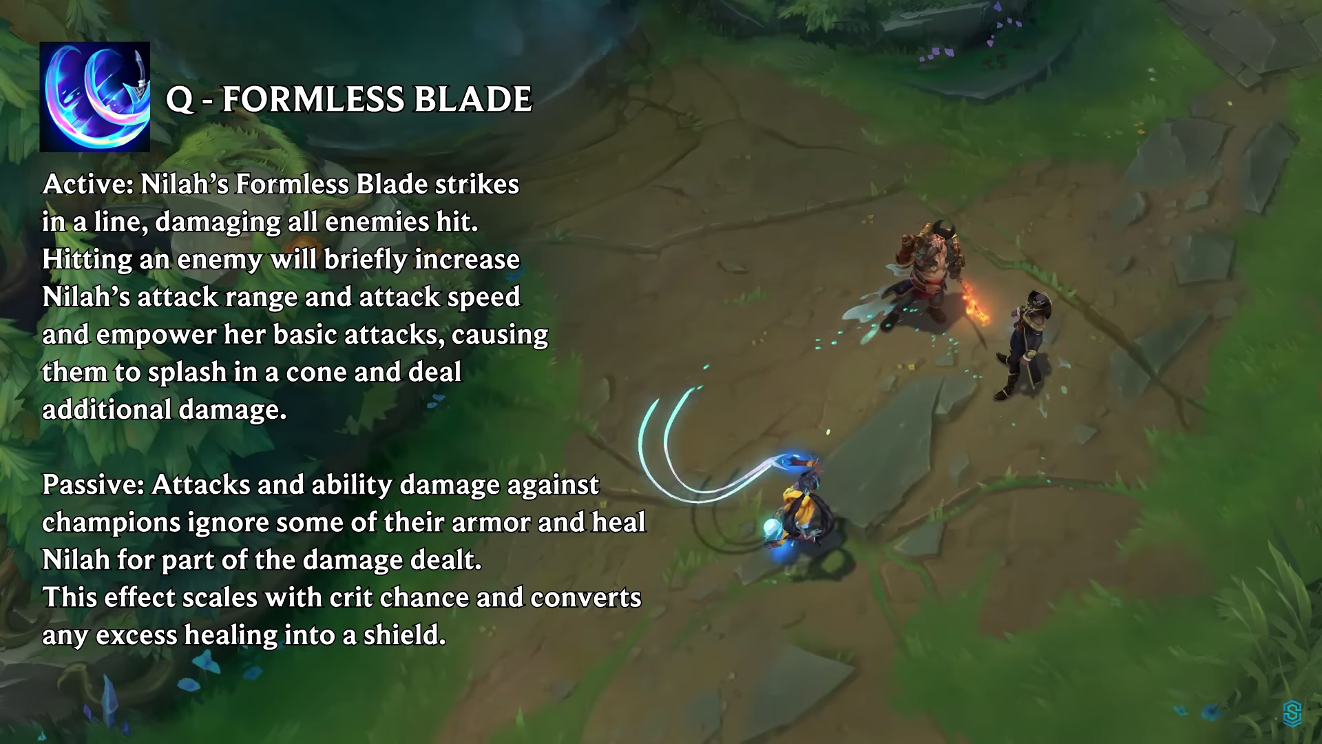 LMHT: Hé lộ bộ chiêu thức của tướng Xạ thủ mới Nilah – Hiện Thân Của ...