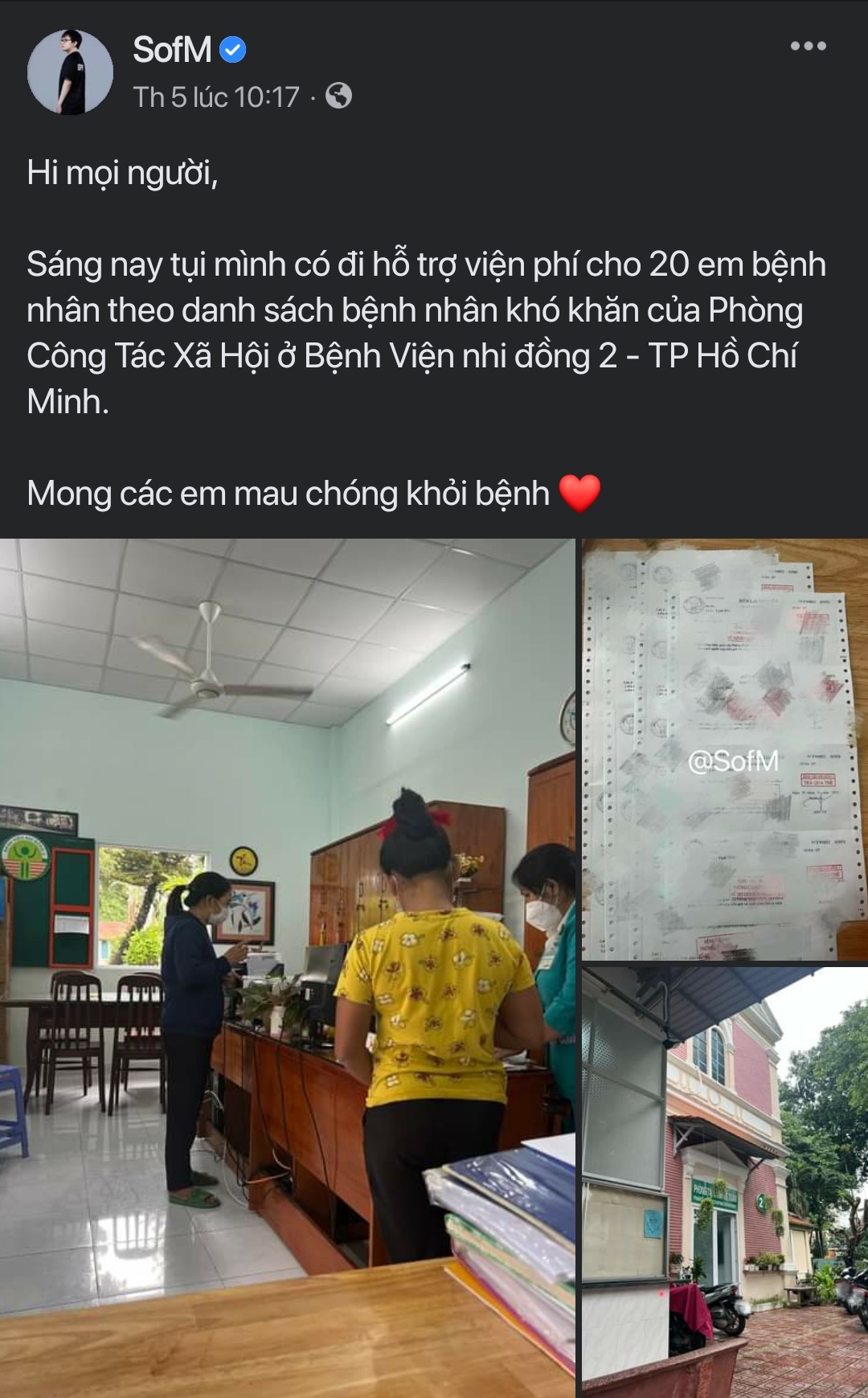 SofM tranh thủ thời gian ở Việt Nam để làm từ thiện | ONE Esports Vietnam