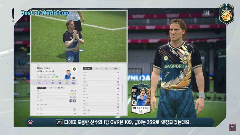 FO4: Hé lộ bộ chỉ số, tạo hình của một số cầu thủ tiêu biểu mùa BWC ...