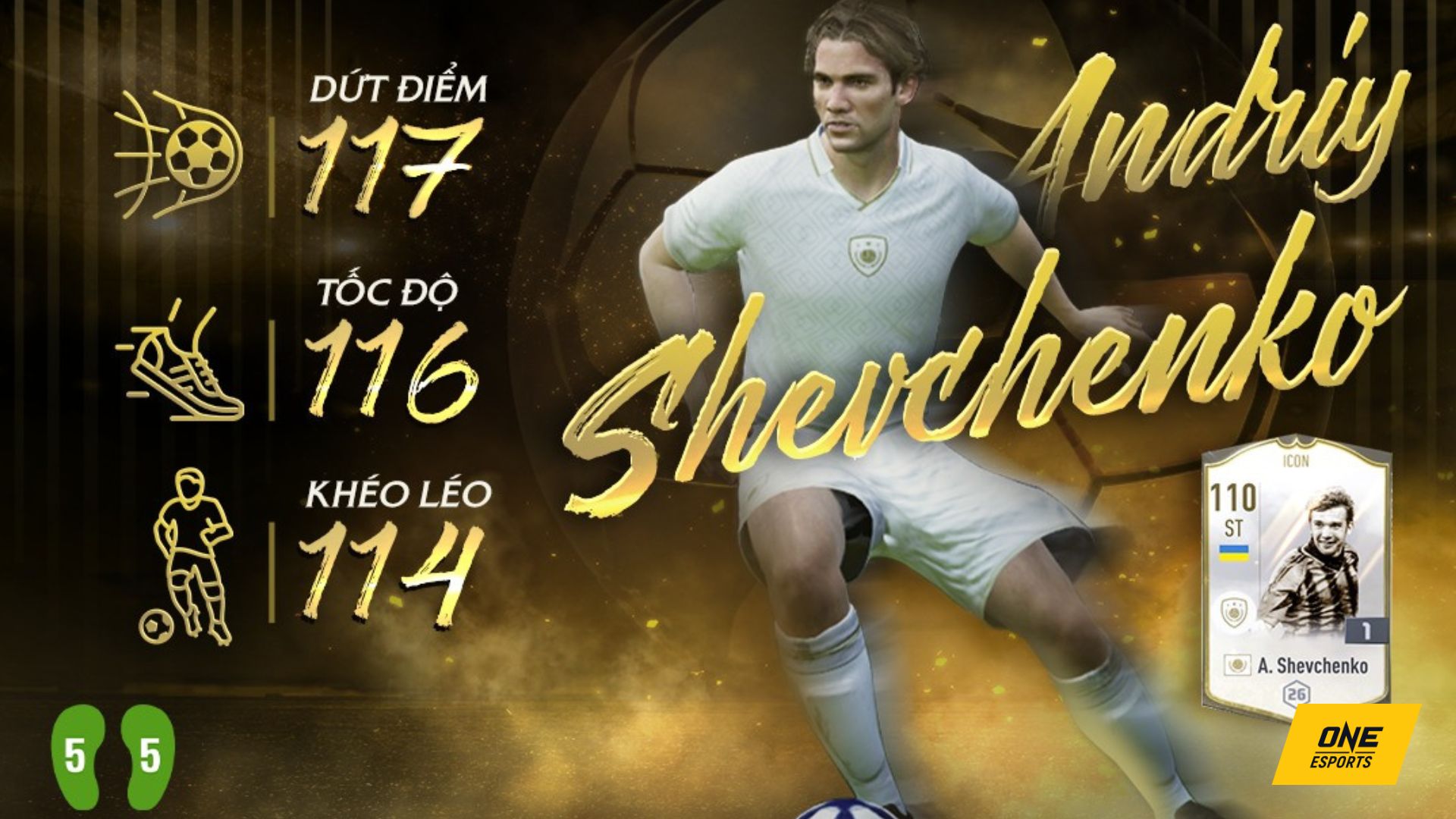 Review Shevchenko ICON: Tiền đạo hoàn hảo | ONE Esports Vietnam