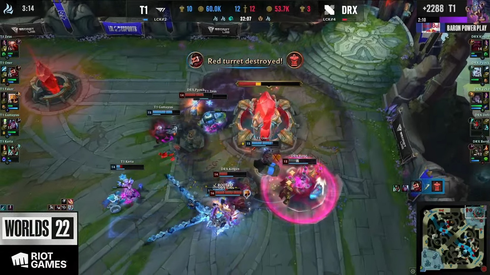 Chung kết CKTG 2022 - T1 vs. DRX: Ngôi vương gọi tên DRX, Deft hoàn thành trọn vẹn bộ sưu tập ...