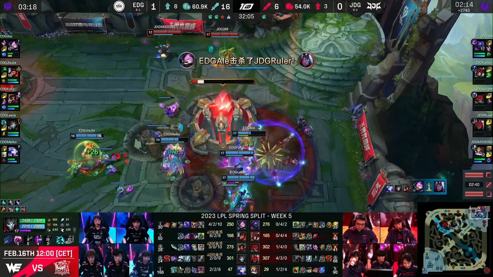 LPL Mùa Xuân 2023: Cựu vương CKTG 2021 đại thắng trước JD Gaming, Meiko tuyên chiến JackeyLove ...