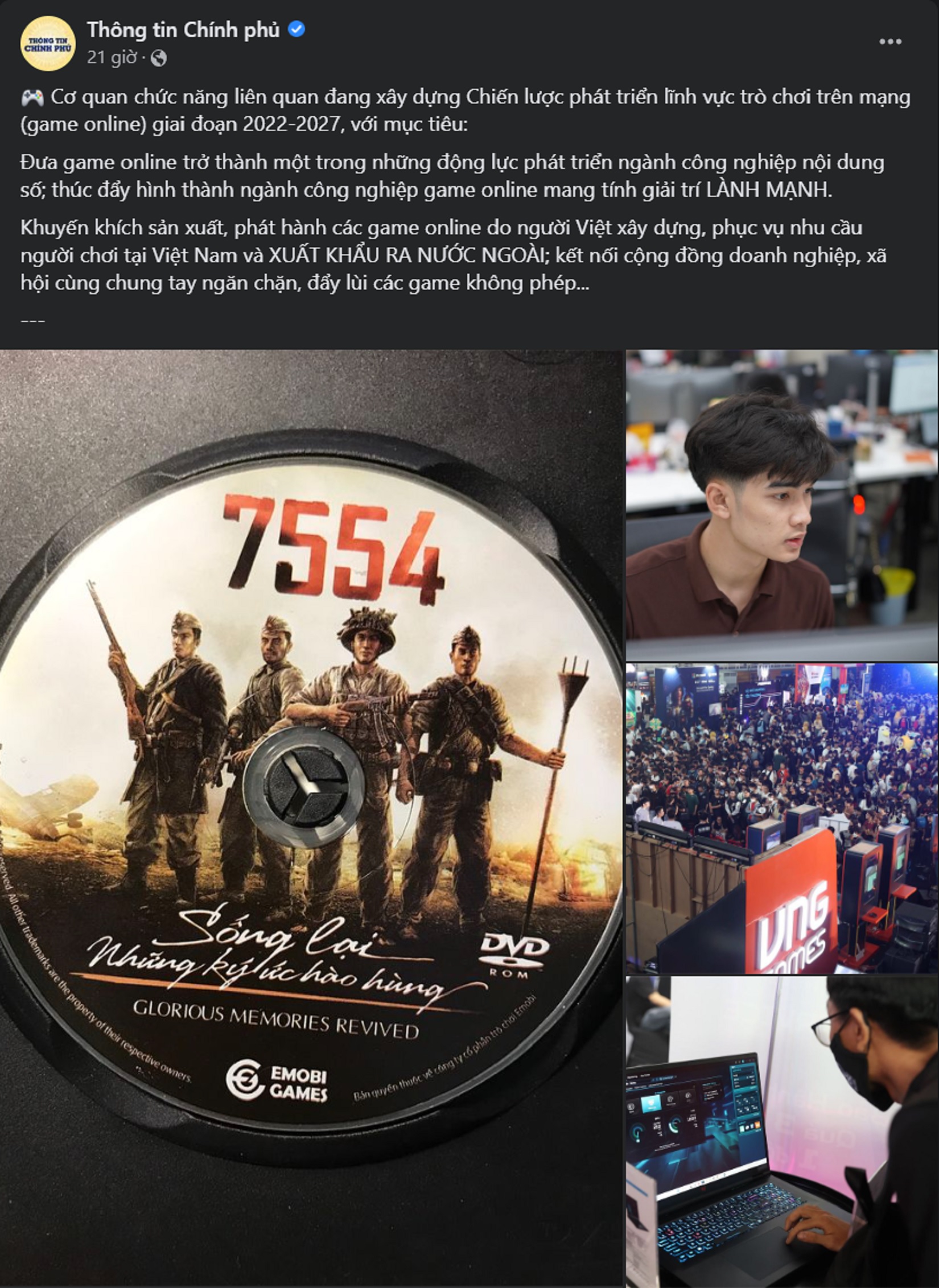 Chính phủ ủng hộ phát triển game online lành mạnh, cộng đồng hi vọng ...