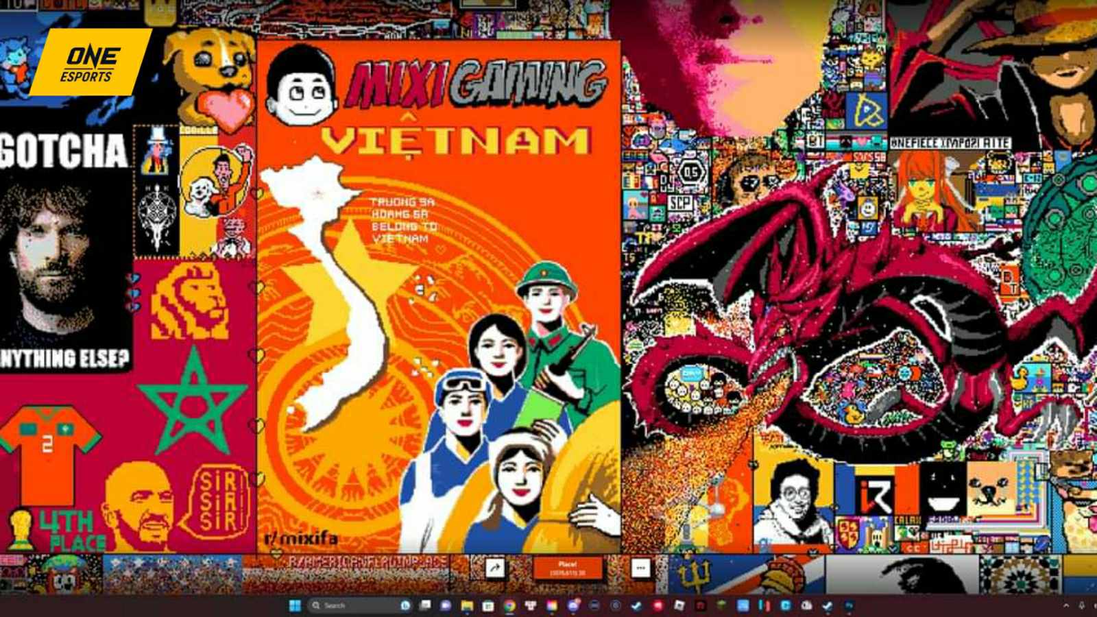 Chấm Pixel bằng 'cơm', Độ Mixi cùng kênh chat FA hoàn thành tác phẩm ...