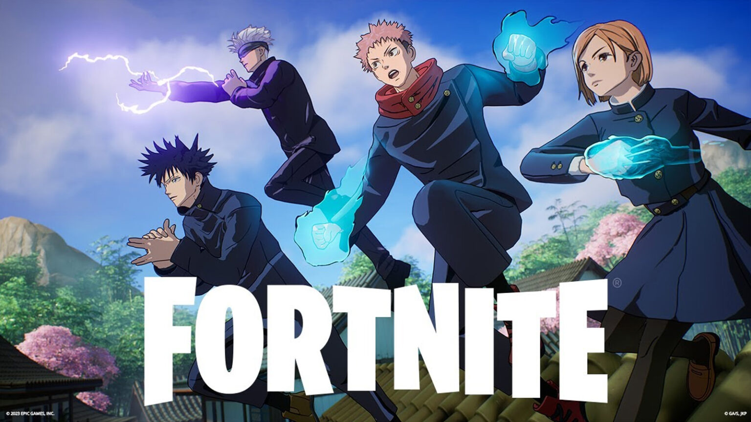 Màn collab giữa Jujutsu Kaisen và Fornite đưa Gojo Satoru vào vũ trụ game sinh tồn | ONE Esports ...