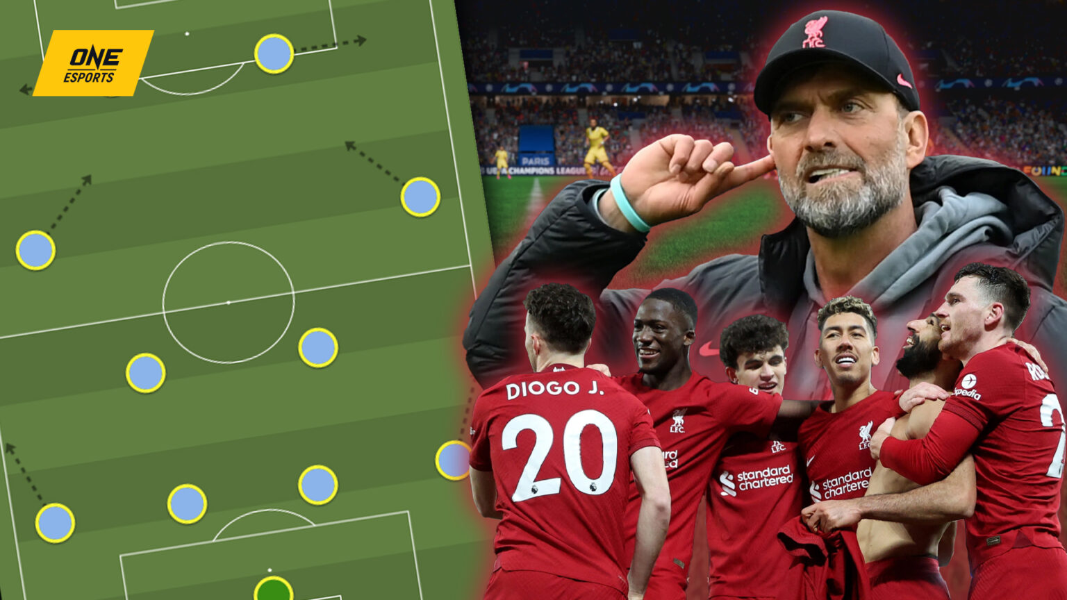 FO4: Sơ đồ chiến thuật 4-2-2-2 phiên bản siêu phản công trong gameplay 9.3 | ONE Esports Vietnam