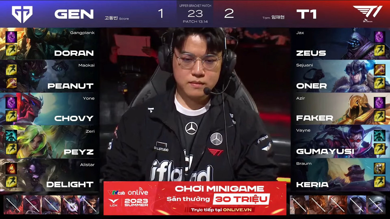 LCK Mùa Hè 2023: 'Minh oan' cho Gumayusi với tình huống pick Vayne trong trận đấu với Gen.G ...