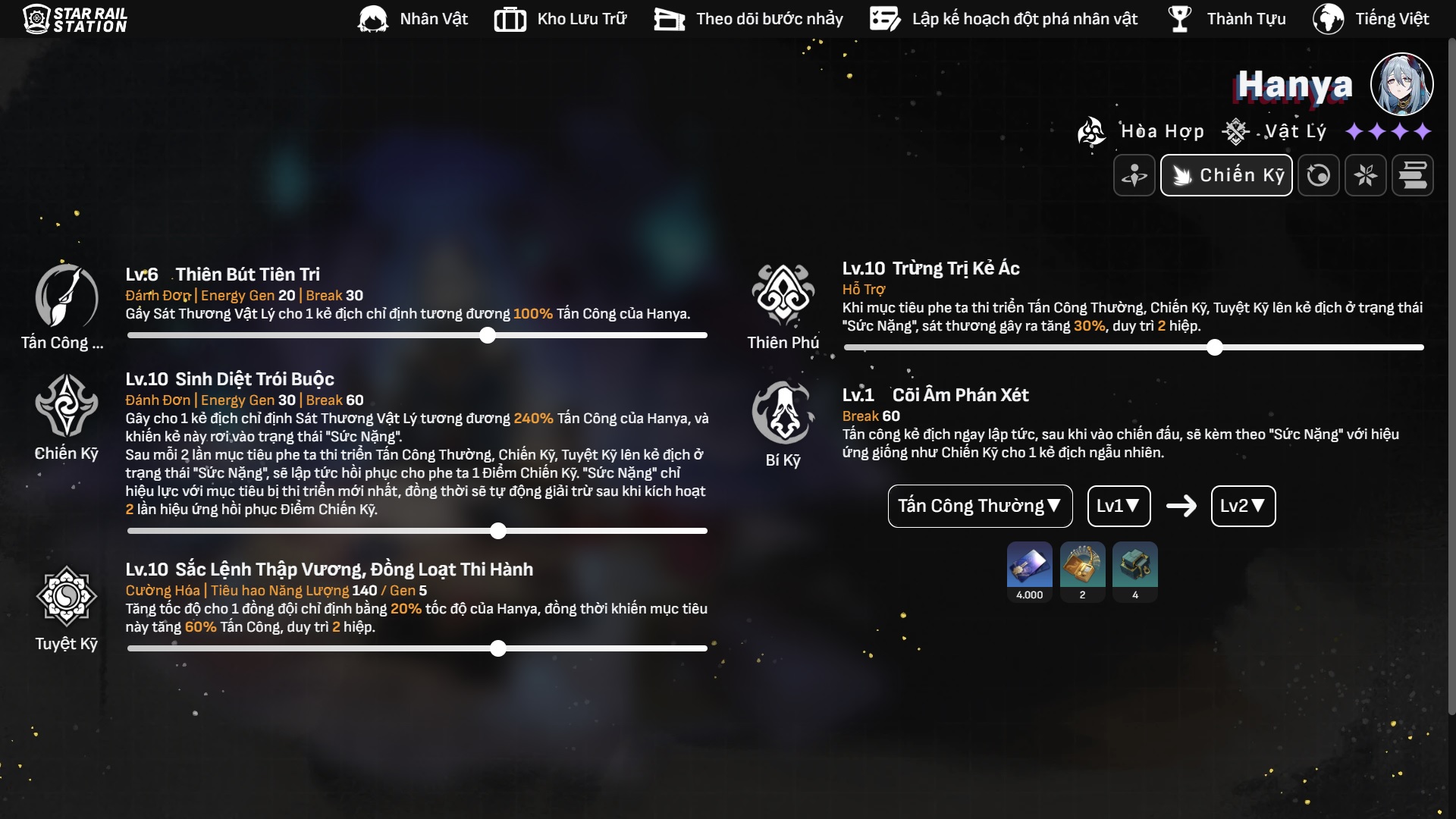 Honkai Star Rail: Cách build Hanya – hỗ trợ 4 sao đa dụng bậc nhất của ...