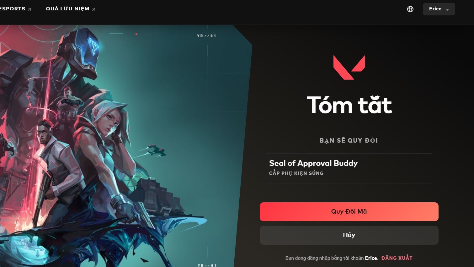 Valorant: Nhập code nhận quà đặc biệt từ Riot Games | ONE Esports Vietnam