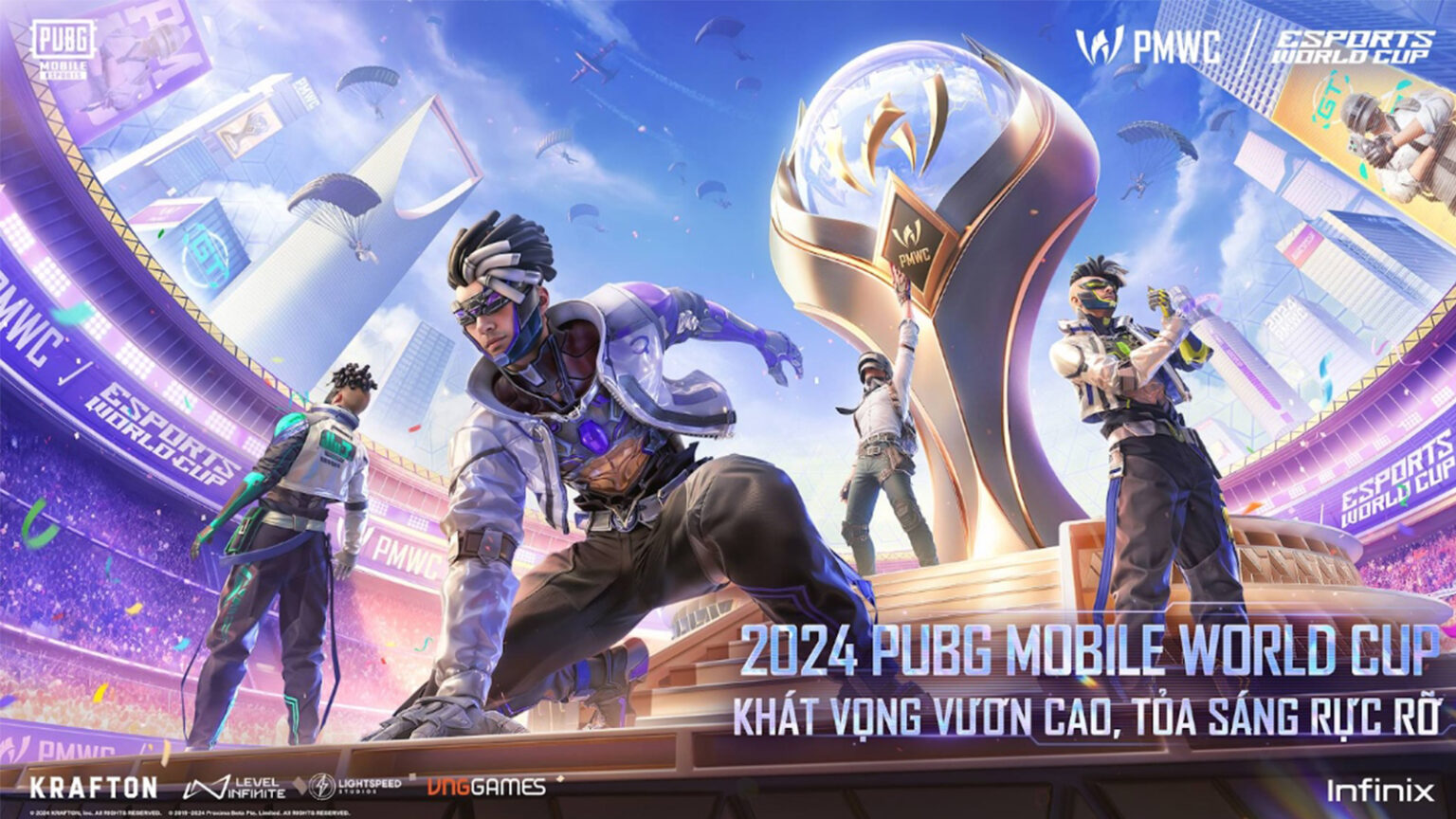 Lịch thi đấu và kênh phát sóng 2024 PMWC - Giải đấu PUBG Mobile tại EWC ...