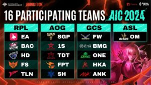 AIC 2024: Lịch thi đấu và kết quả | ONE Esports Vietnam