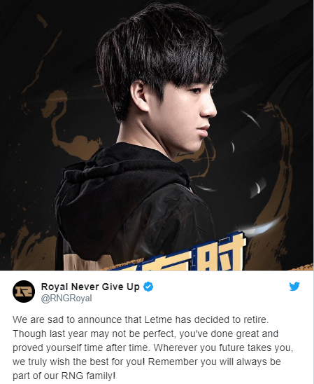 LMHT: Siêu sao RNG Letme tuyên bố giải nghệ | ONE Esports Vietnam