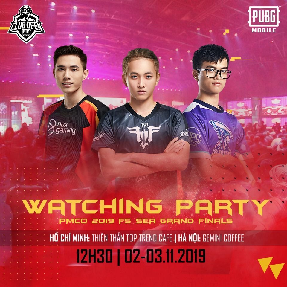 Hé lộ về Watching Party của PMCO SEA Grand Finals 2019: Vô vàn những ...