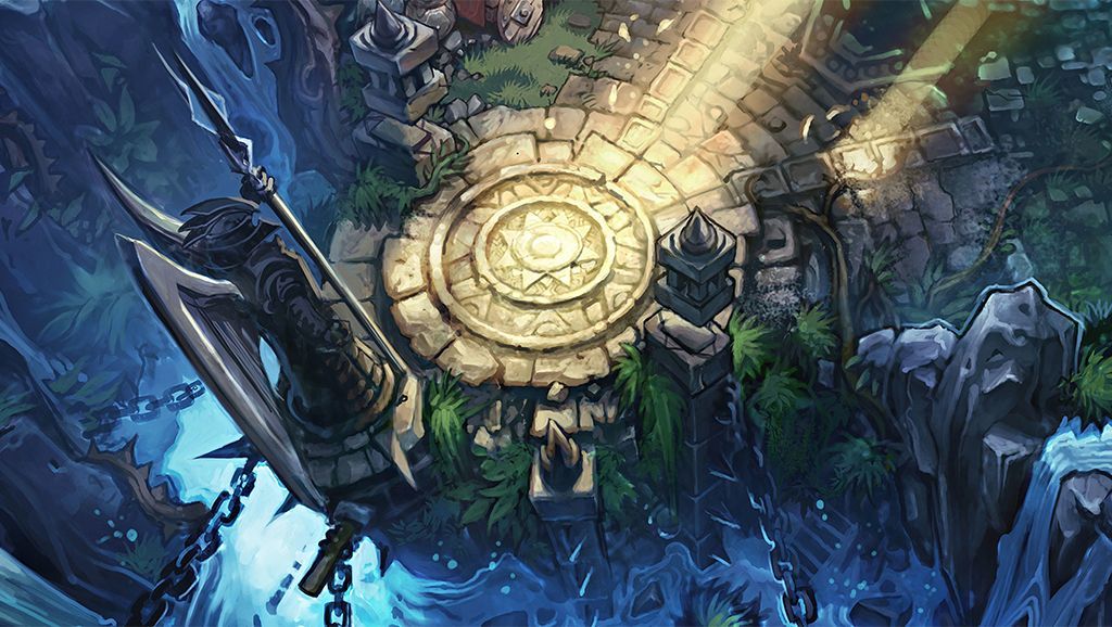 Cùng chiêm ngưỡng bản đồ Summoner Rift được tái dựng kỳ công dưới bàn ...