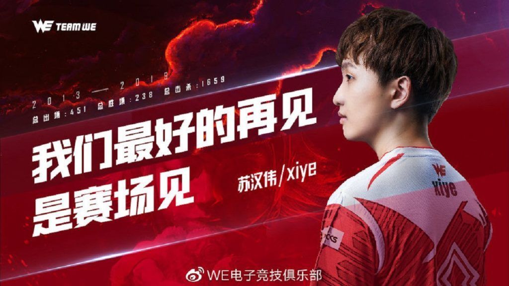 LMHT: Team WE nói lời tạm biệt Xiye sau 6 mùa giải gắn bó | ONE Esports Vietnam