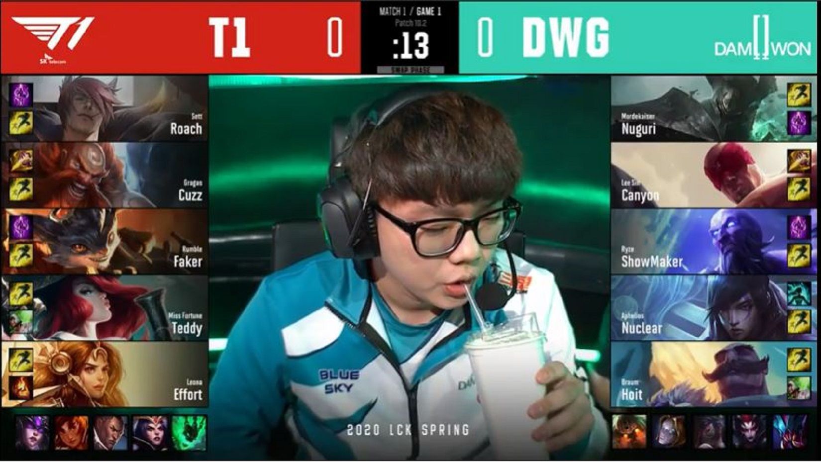 LCK mùa Xuân 2020: T1 lội ngược dòng ngoạn mục trước DAMWON Gaming trong ngày mở màn | ONE ...