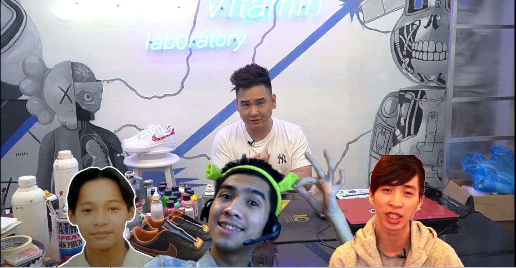 Xemesis đặt riêng cho 'Tứ Hoàng Streamer' mỗi người một đôi giày mang ...