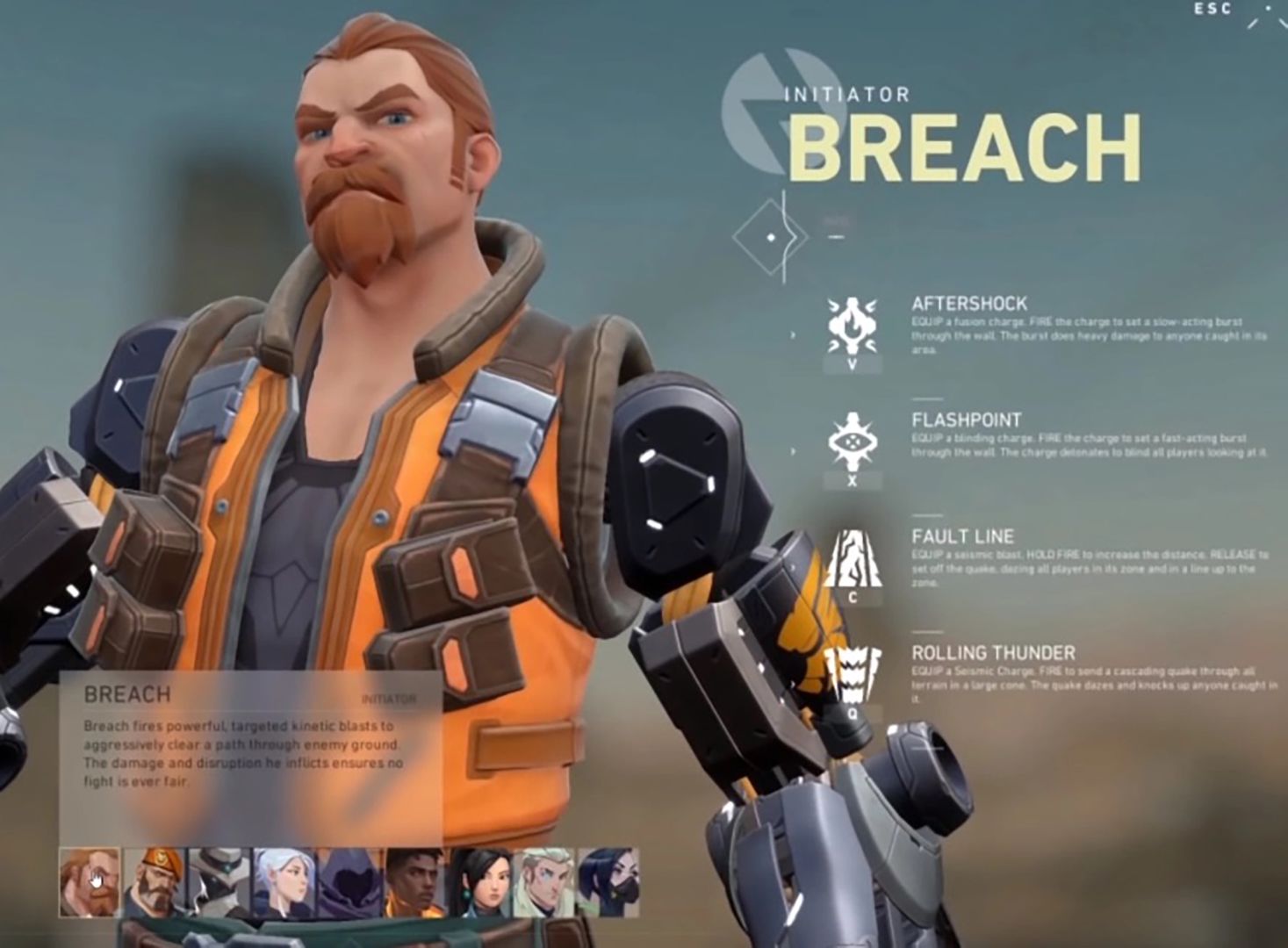 Breach - Nhân vật thứ 9 trong Valorant sẽ sở hữu khả năng gây sát ...