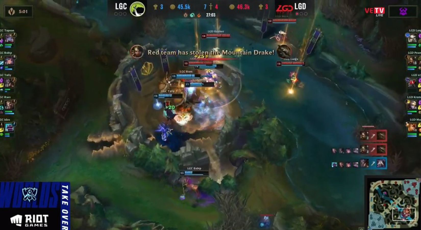 CKTG 2020 - Vòng khởi động: Hủy diệt LGC 3-0, LGD xuất sắc ghi tên mình vào Vòng bảng | ONE ...