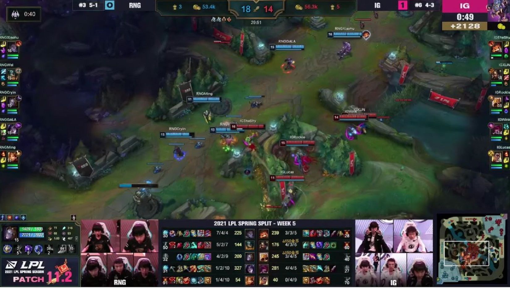 LPL Mùa Xuân 2021 - Tuần 5: iG thua ngược RNG sau sai lầm tai hại của TheShy | ONE Esports Vietnam